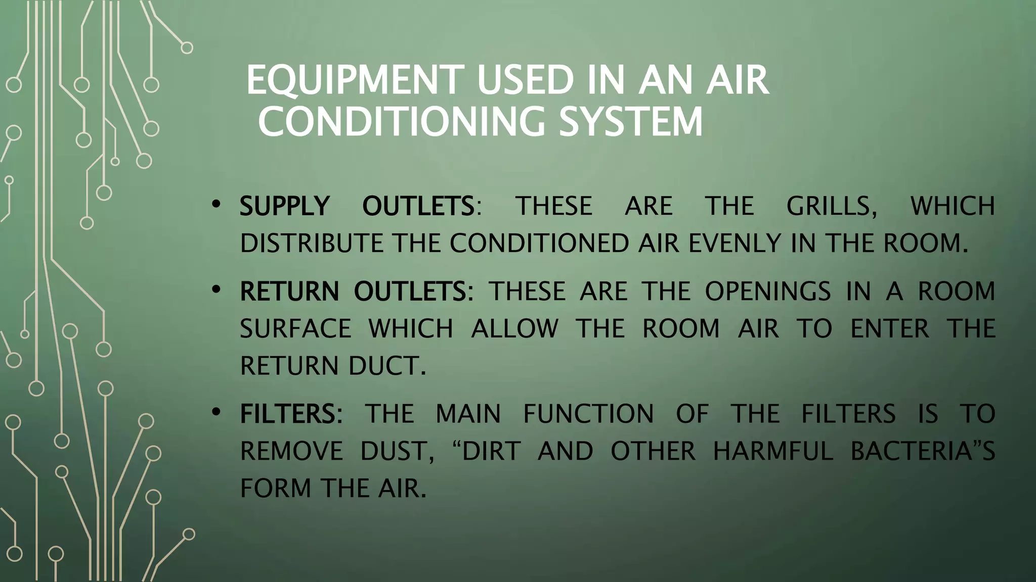 Mechanism of air condition | PPTX