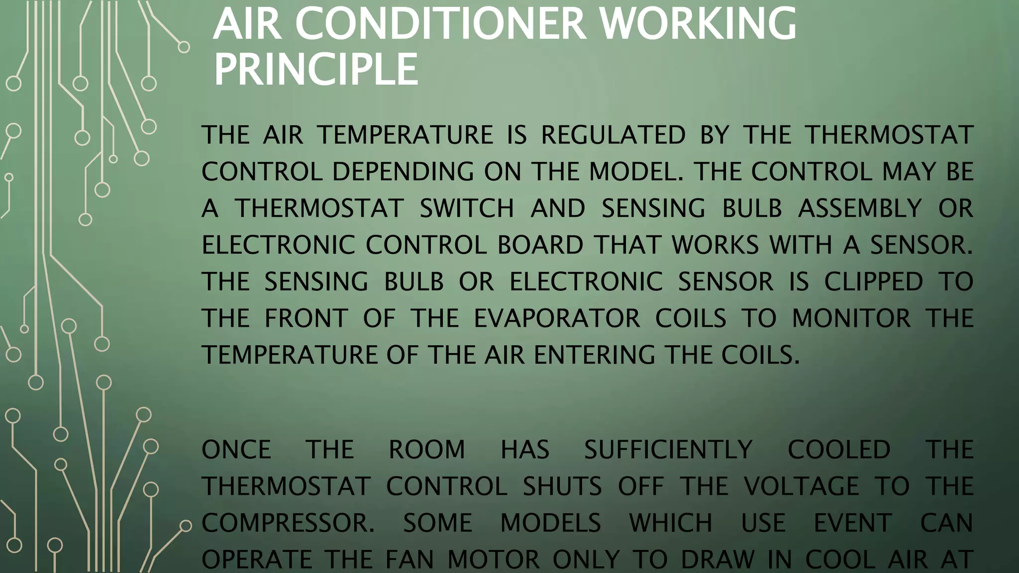 Mechanism of air condition | PPTX