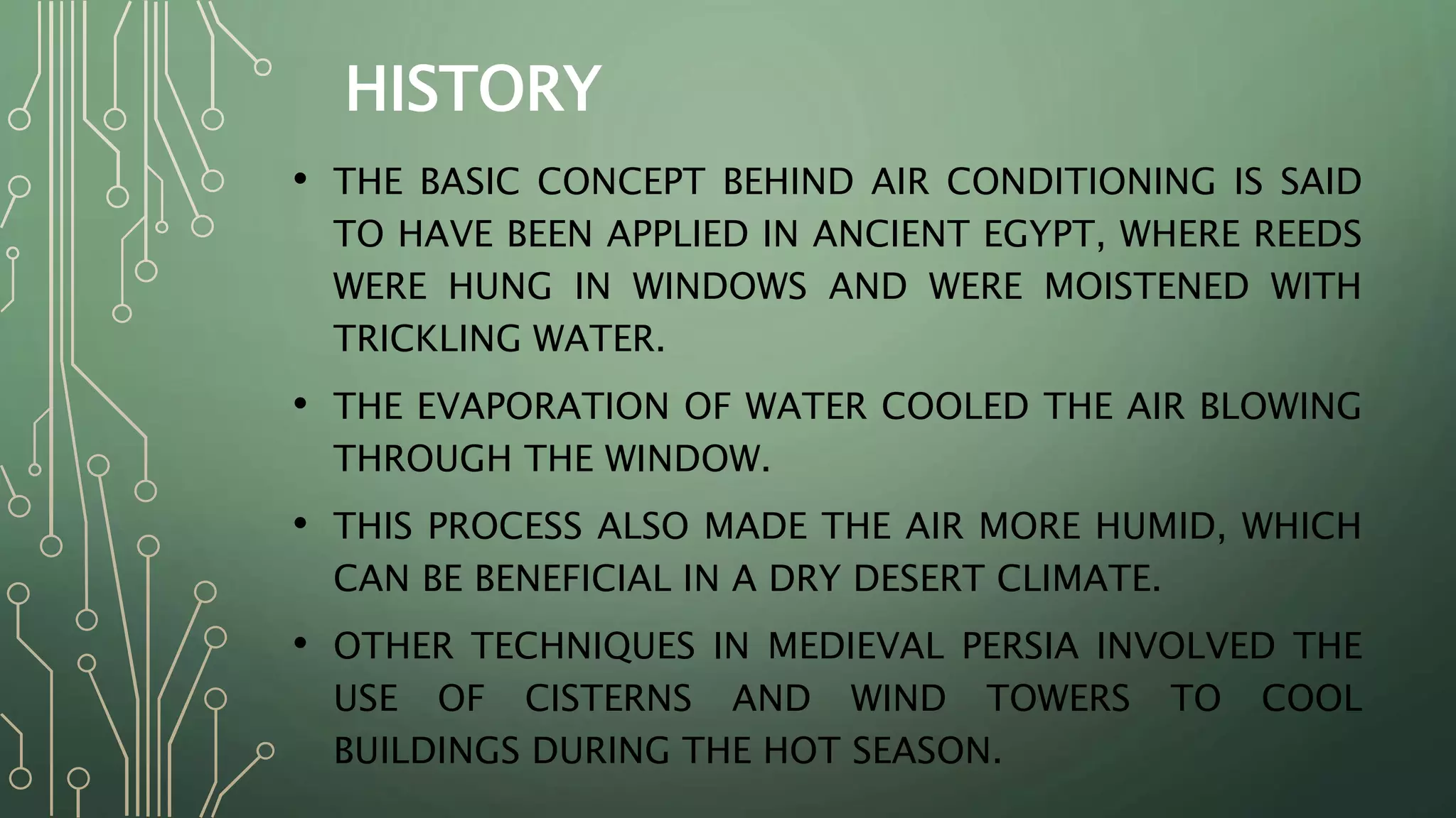 Mechanism of air condition | PPTX