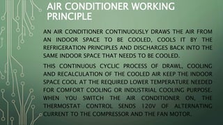 Mechanism of air condition | PPTX