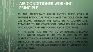 Mechanism of air condition | PPTX