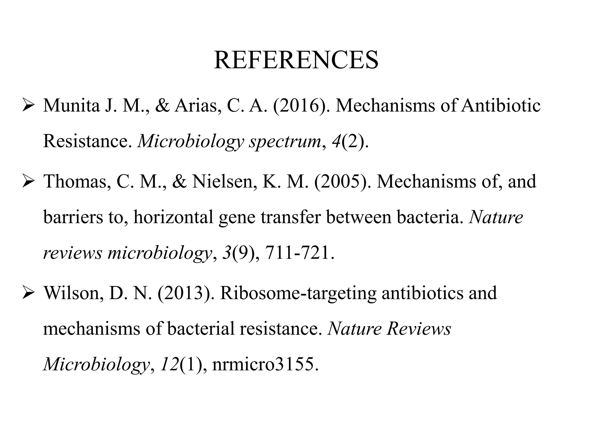 Mechanism of antibiotic resistance | PPTX
