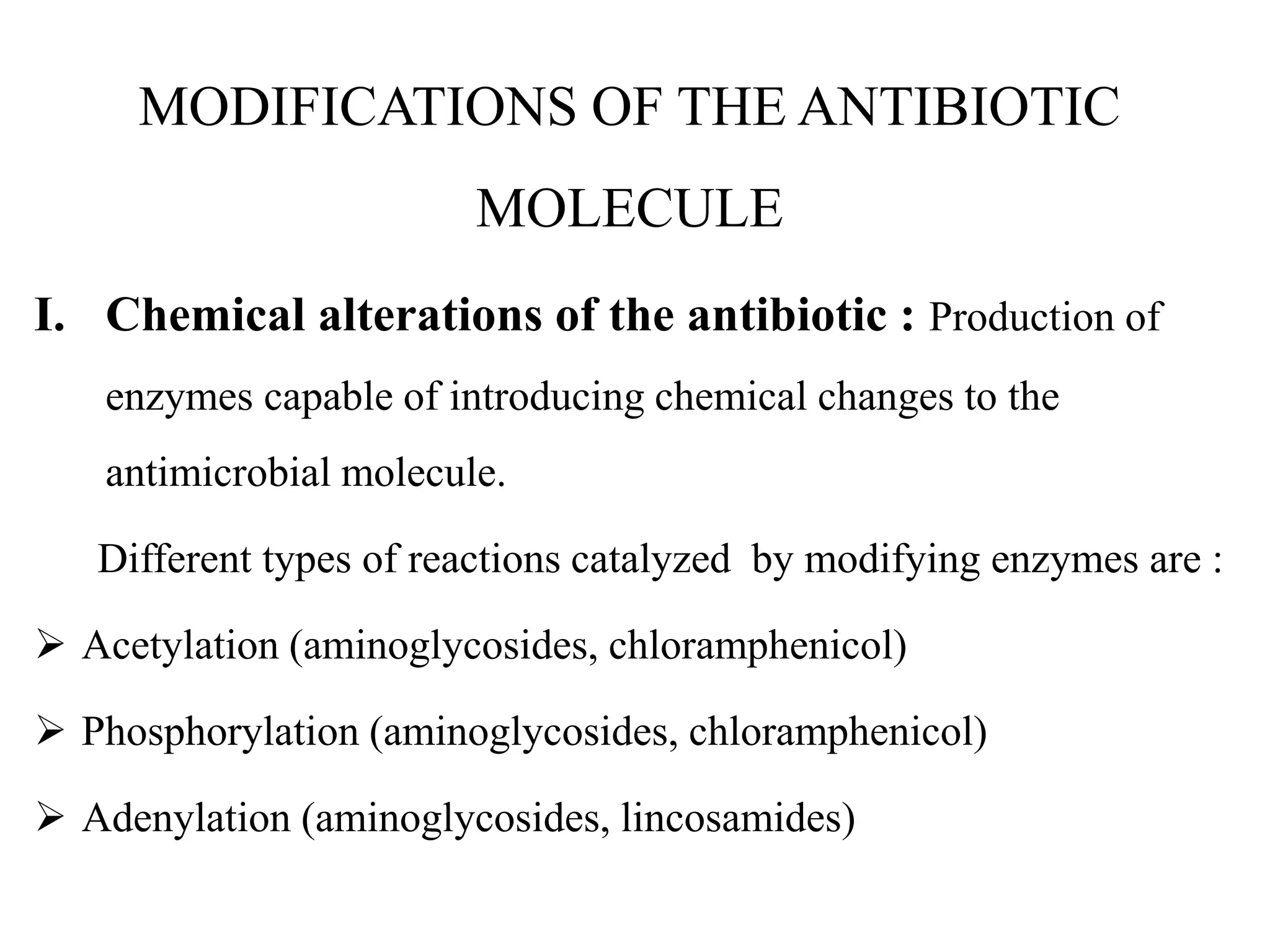 Mechanism of antibiotic resistance | PPTX
