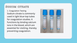 Anticoagulant and it's use in hematology | PDF