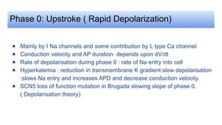 Mechanism of Arrhythmias and mechanism of drugs for respective ...