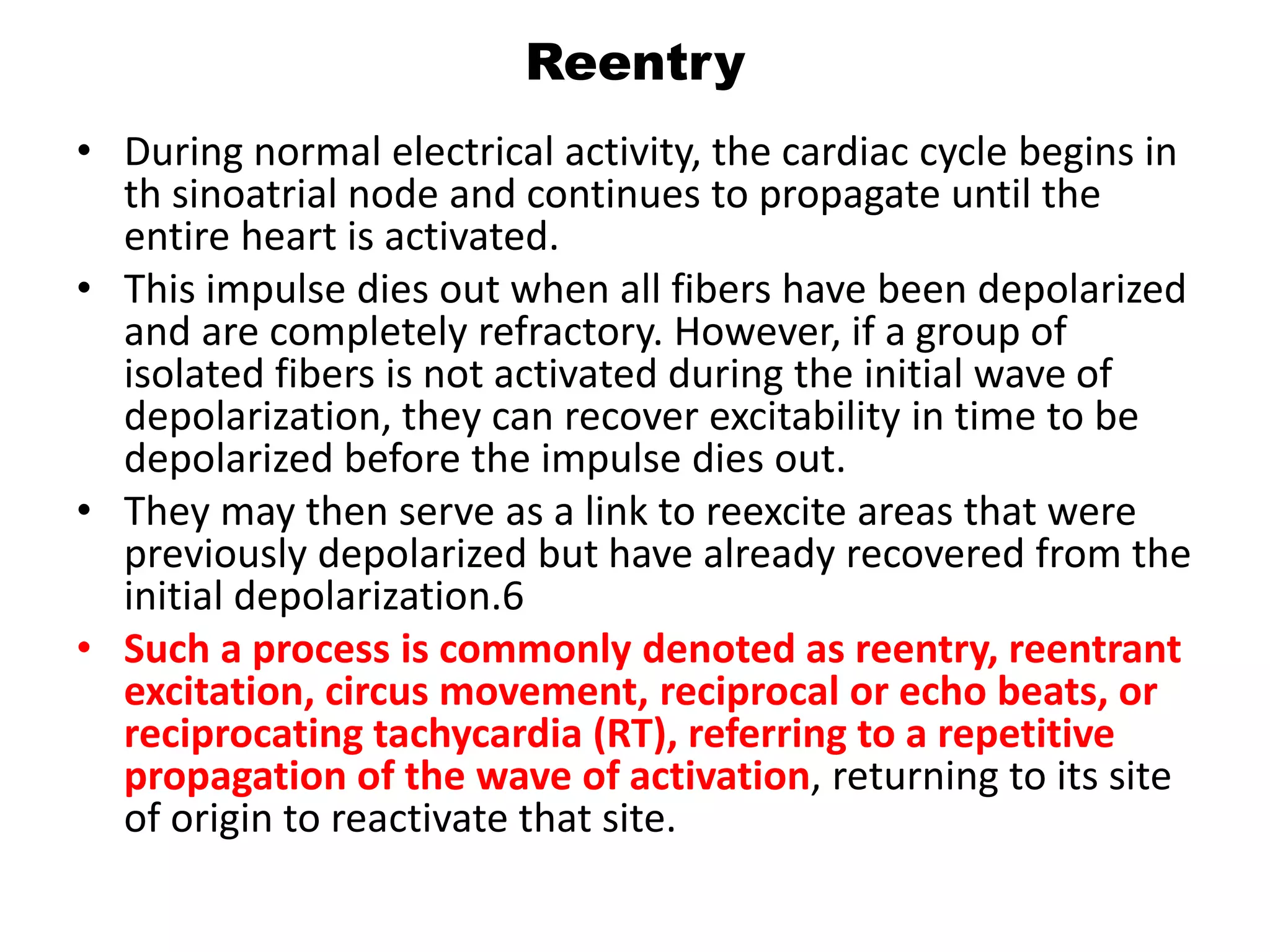 Mechanism of arrythmias | PPTX