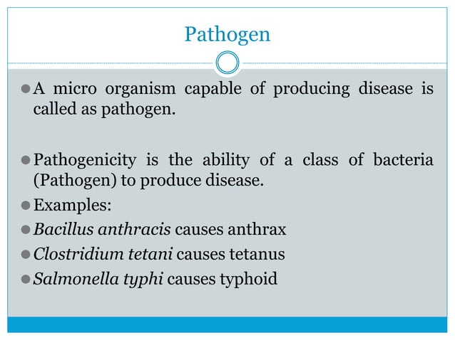 Bacterial pathogenesis | PPTX