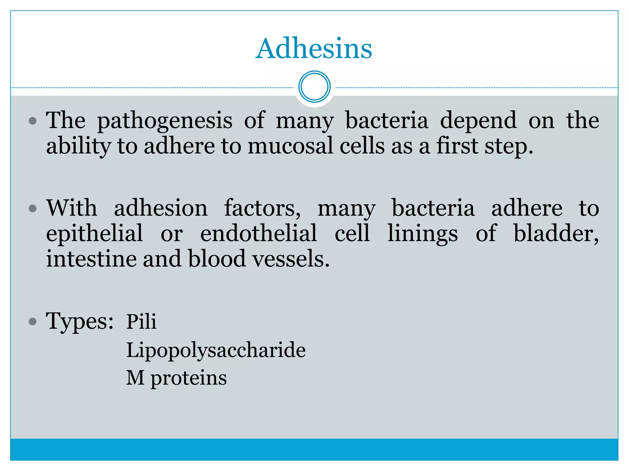 Mechanism of bacterial pathogenesis | PPTX