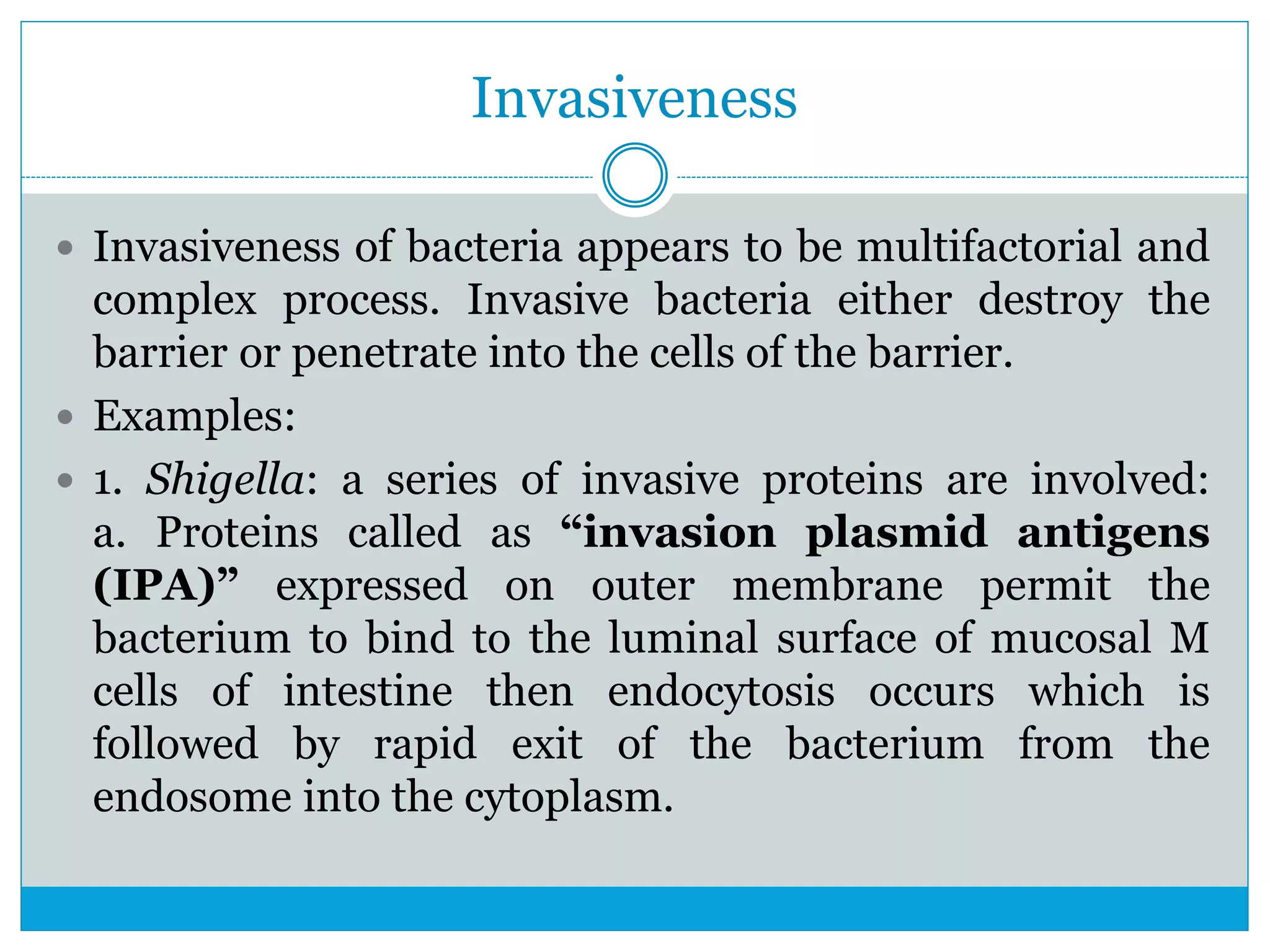 Mechanism of bacterial pathogenesis | PPTX