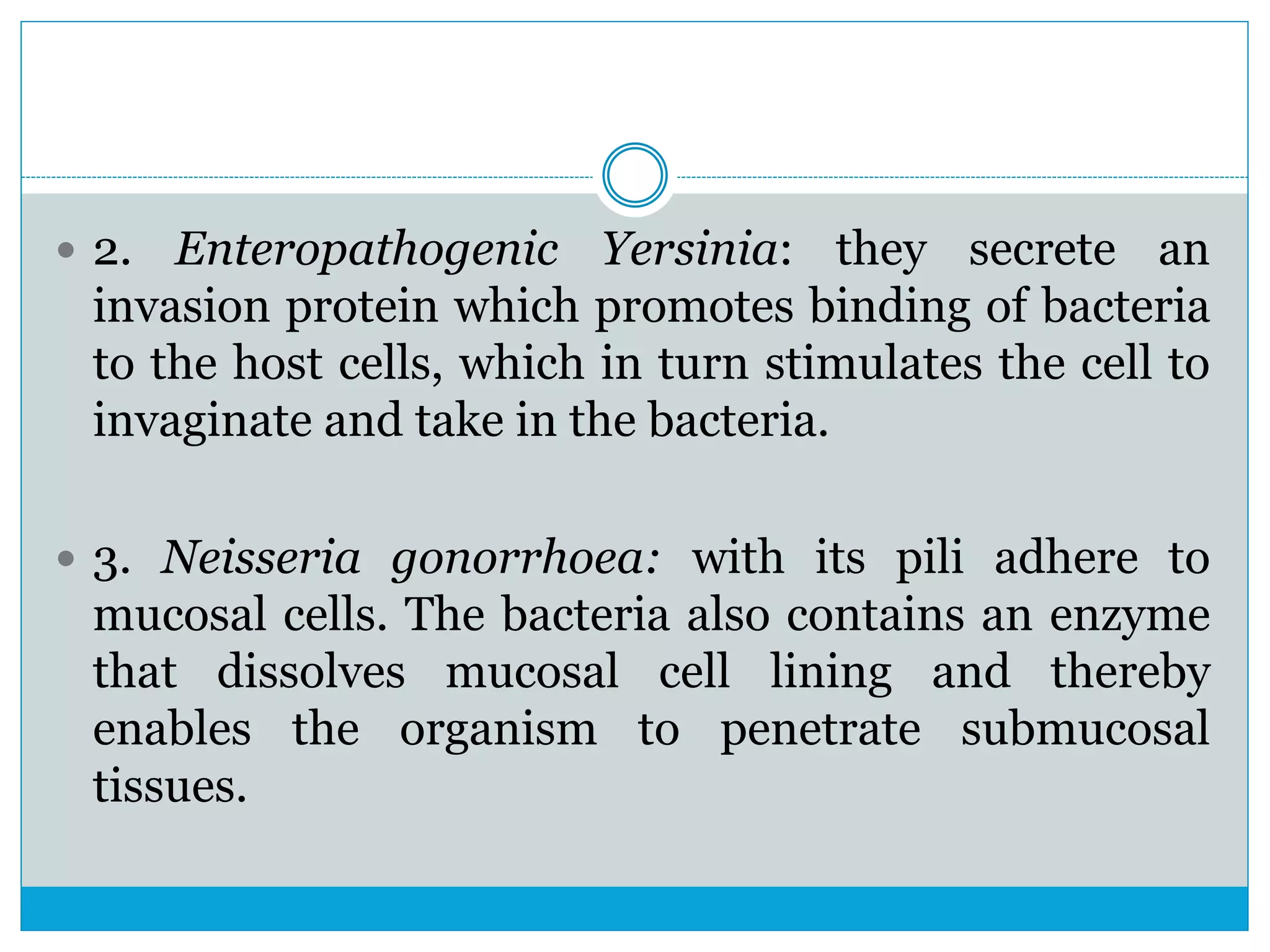Mechanism of bacterial pathogenesis | PPTX