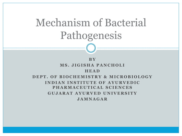 Mechanism of bacterial pathogenesis | PPTX | Infectious Diseases ...