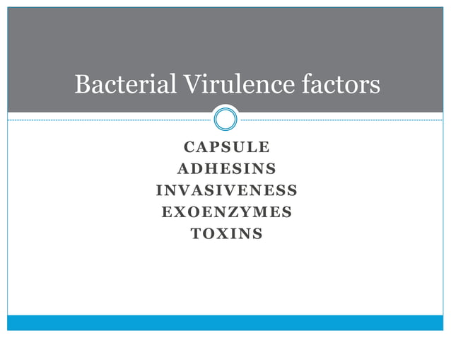 Mechanism of bacterial pathogenesis | PPTX | Infectious Diseases ...