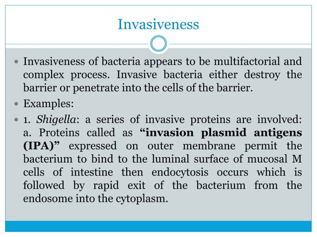 Mechanism of bacterial pathogenesis | PPTX | Infectious Diseases ...