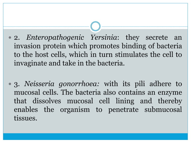 Mechanism of bacterial pathogenesis | PPTX | Infectious Diseases ...