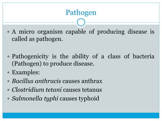 Mechanism of bacterial pathogenesis | PPTX
