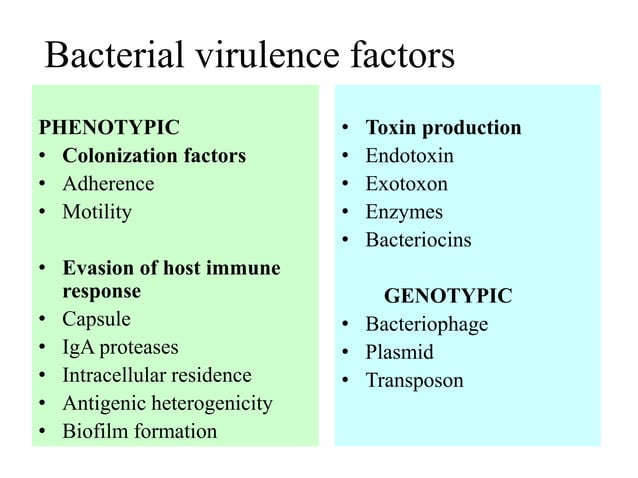 Mechanism of bacterial pathogenesis and virulence | PPT