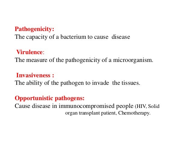 Mechanism of bacterial pathogenesis and virulence