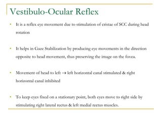 Mechanism of balance & vestibular function test Dr Utkal Mishra | PPSX