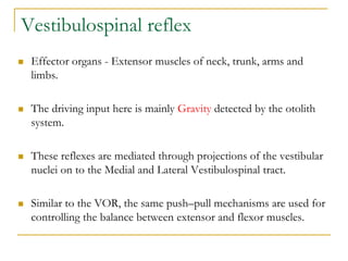 Mechanism of balance & vestibular function test Dr Utkal Mishra | PPSX