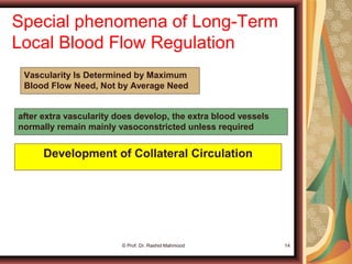 Mechanism of blood flow control-II | PPT