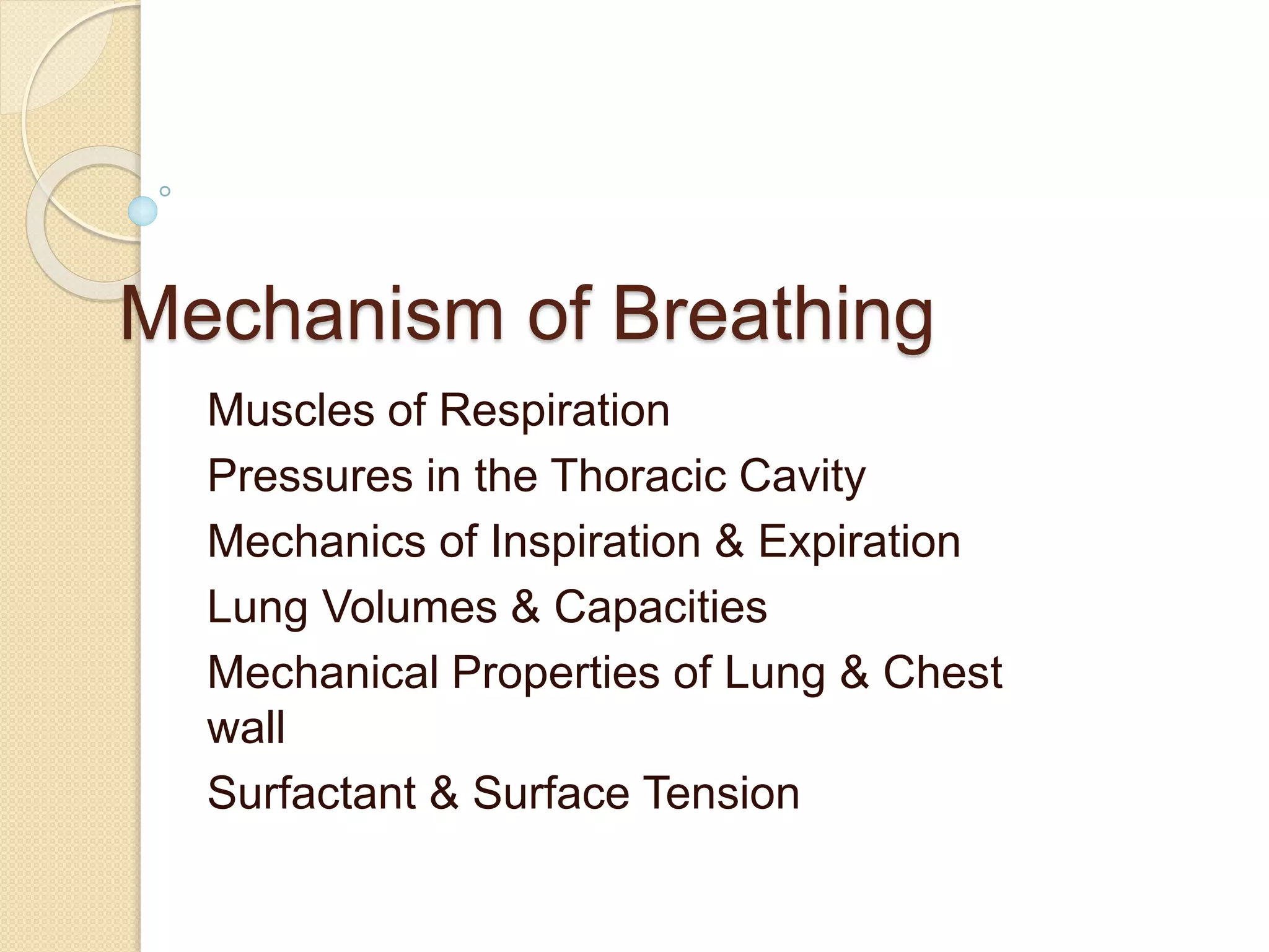 Mechanism of breathing | PPTX