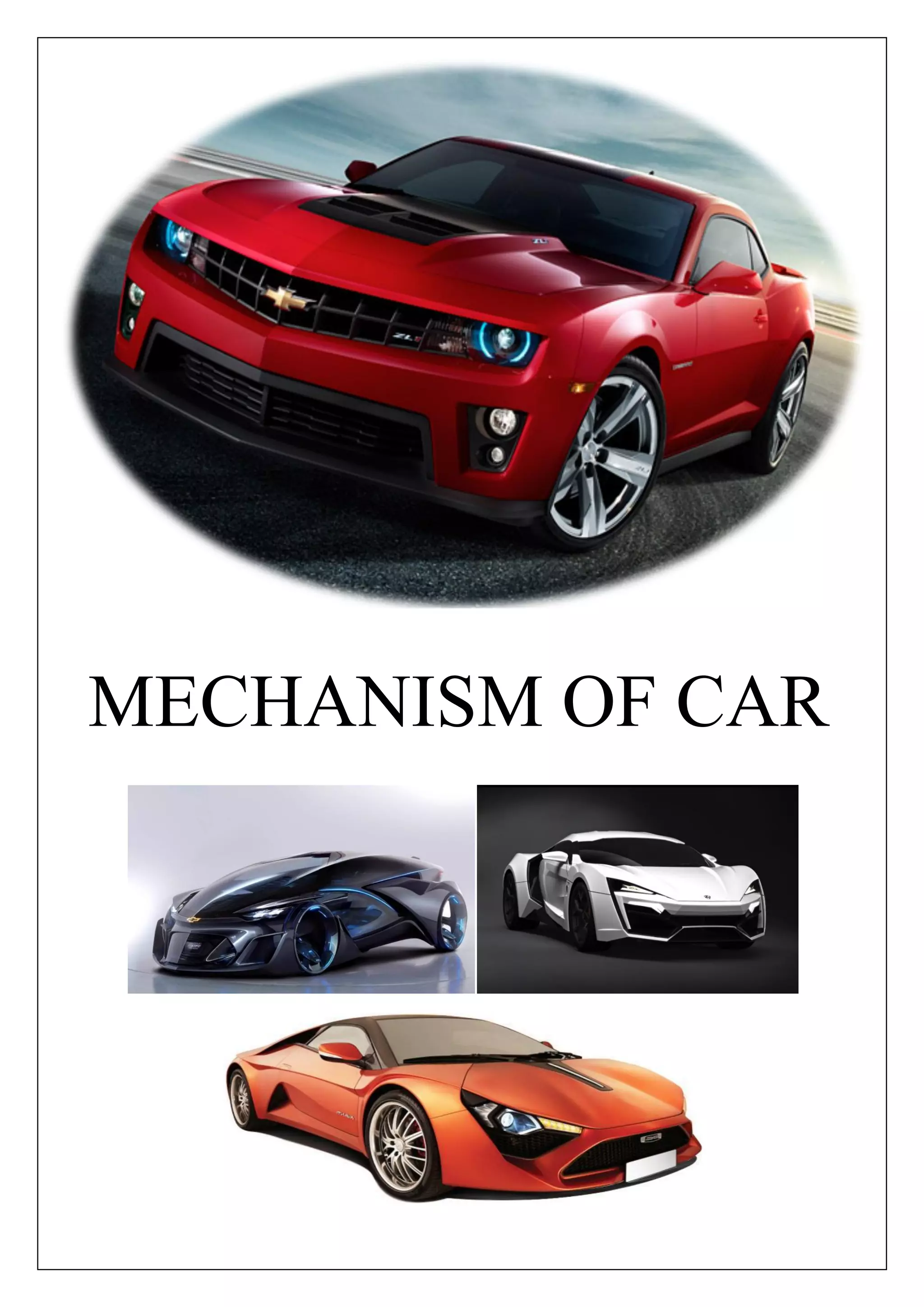 Mechanism of car | PDF