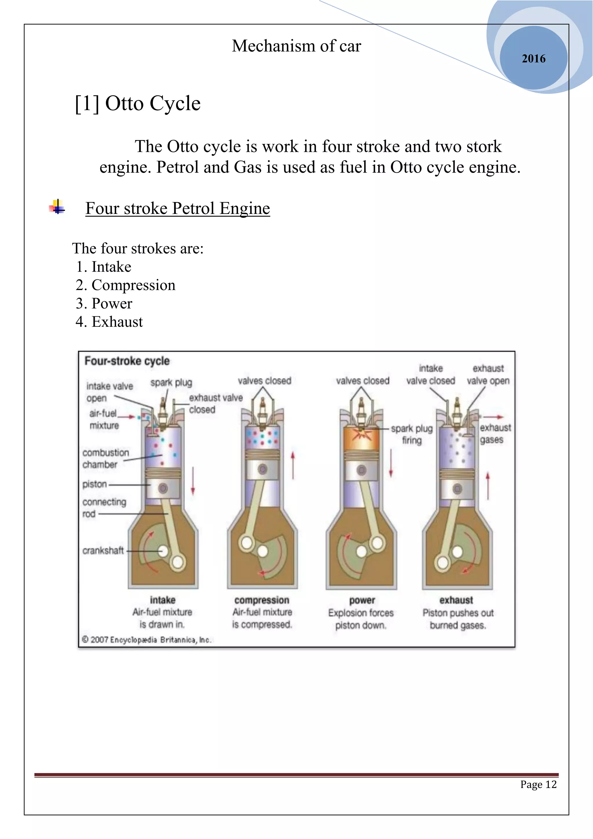 Mechanism of car | PDF
