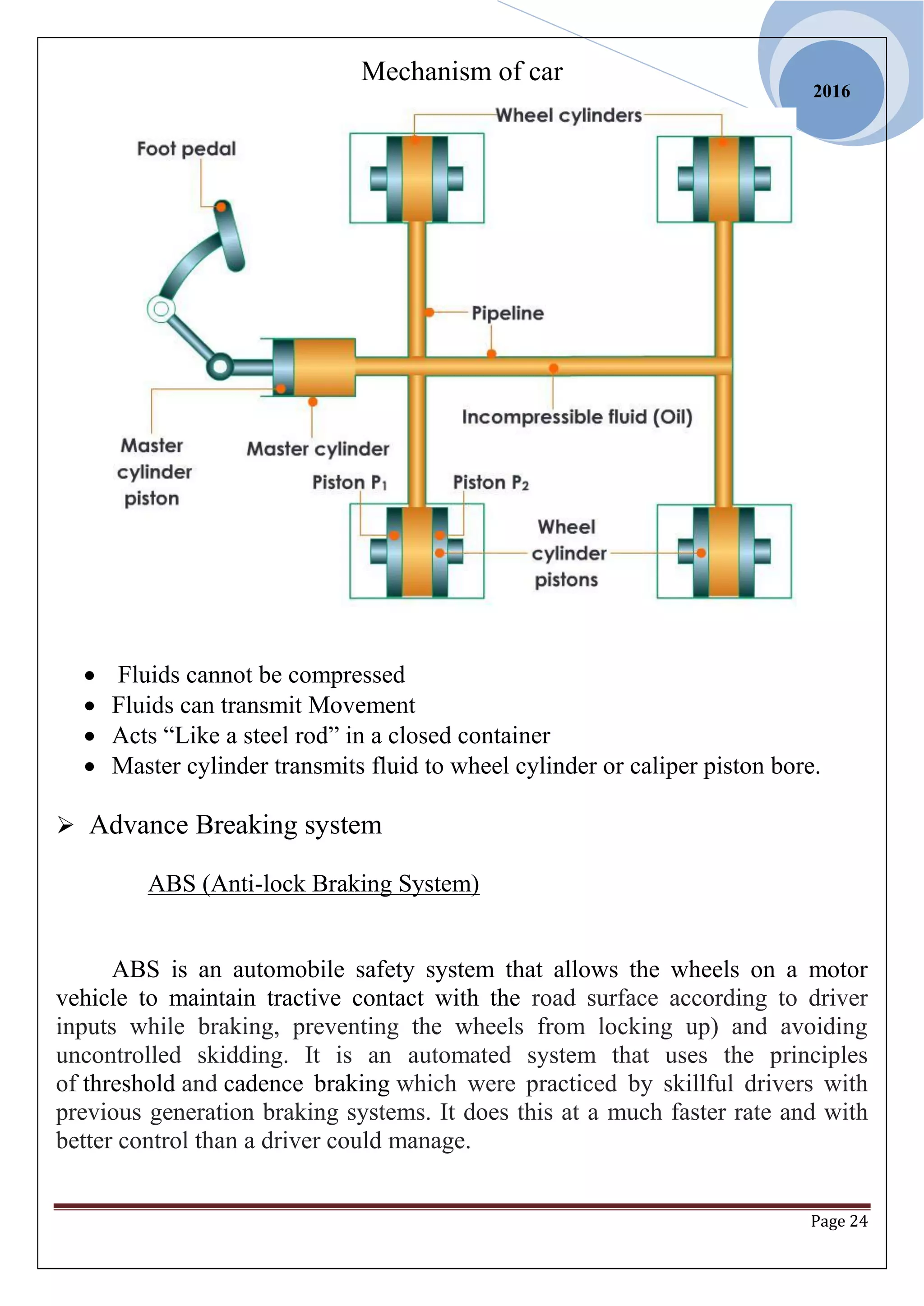 Mechanism of car | PDF