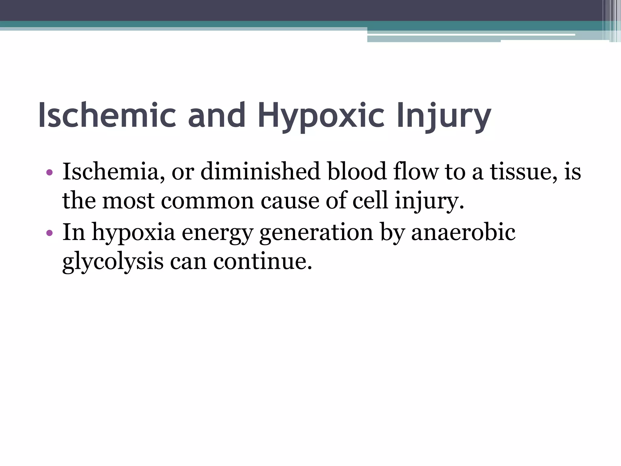 Mechanism of cell injury | PPTX