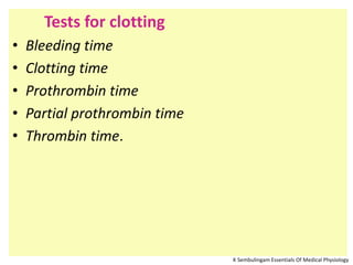 Mechanism of clotting | PPTX