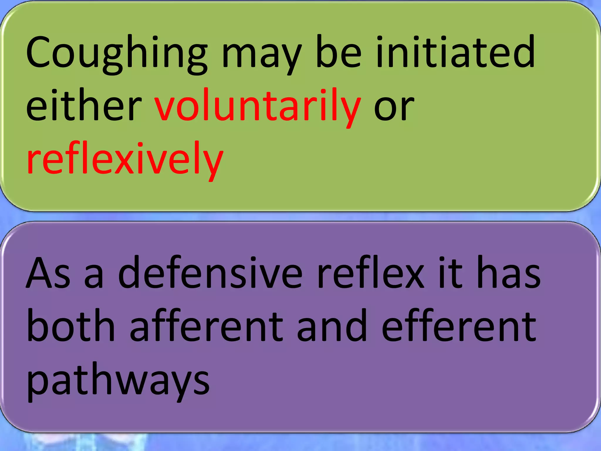 Mechanism of Cough | PPT