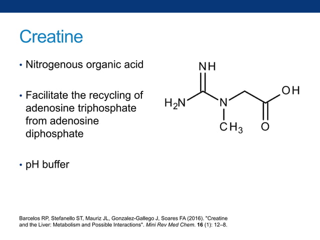 Mechanism of creatine | PPTX