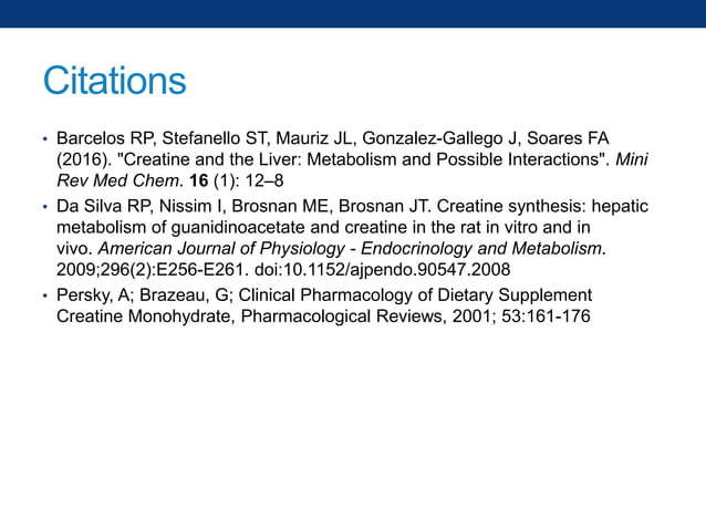 Mechanism of creatine | PPTX