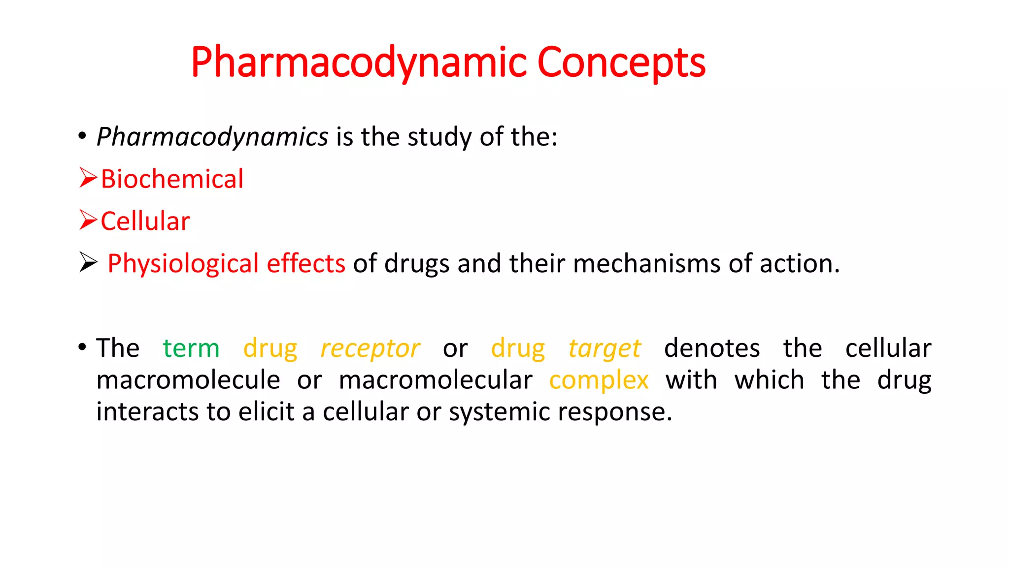 Mechanism of drug | PPTX