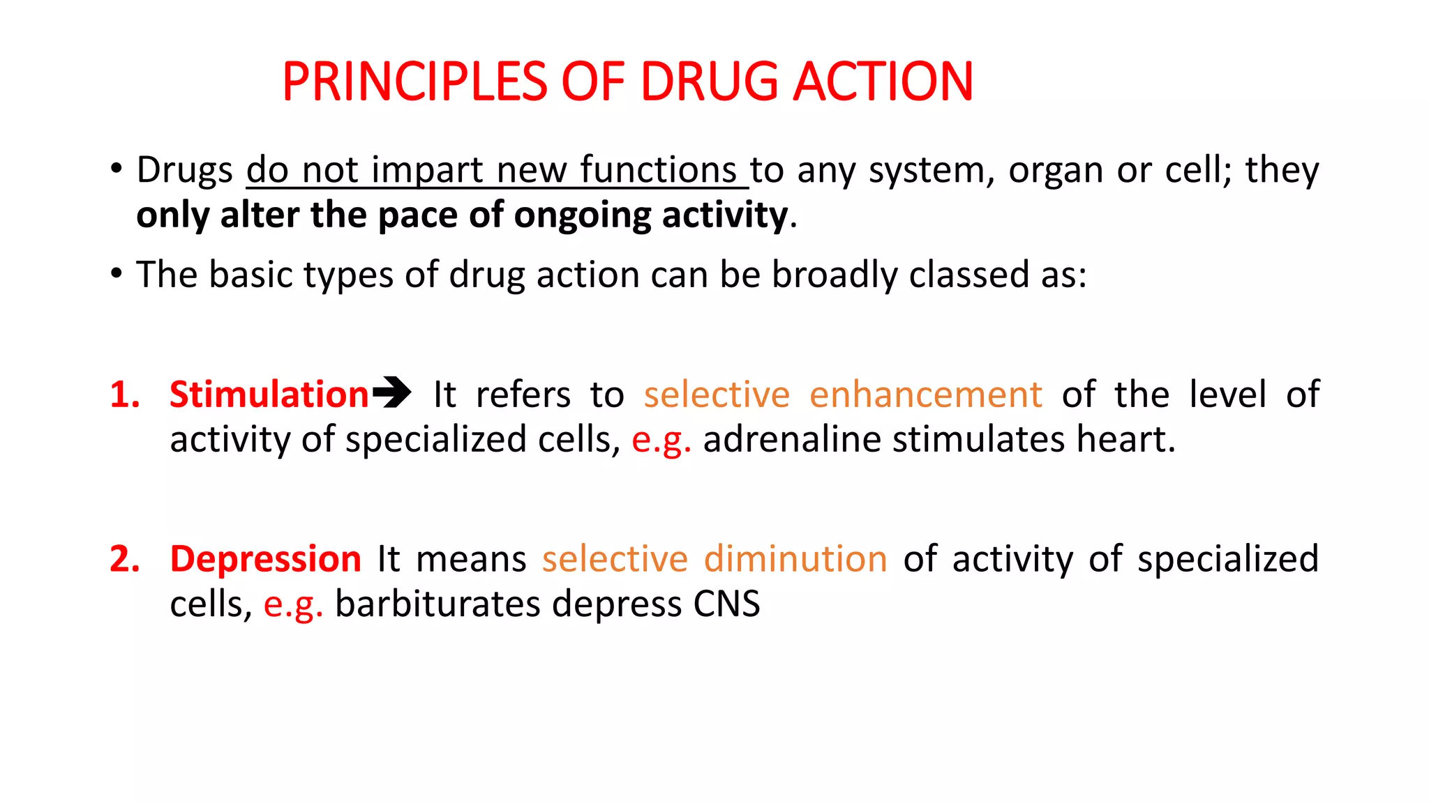 Mechanism of drug | PPTX