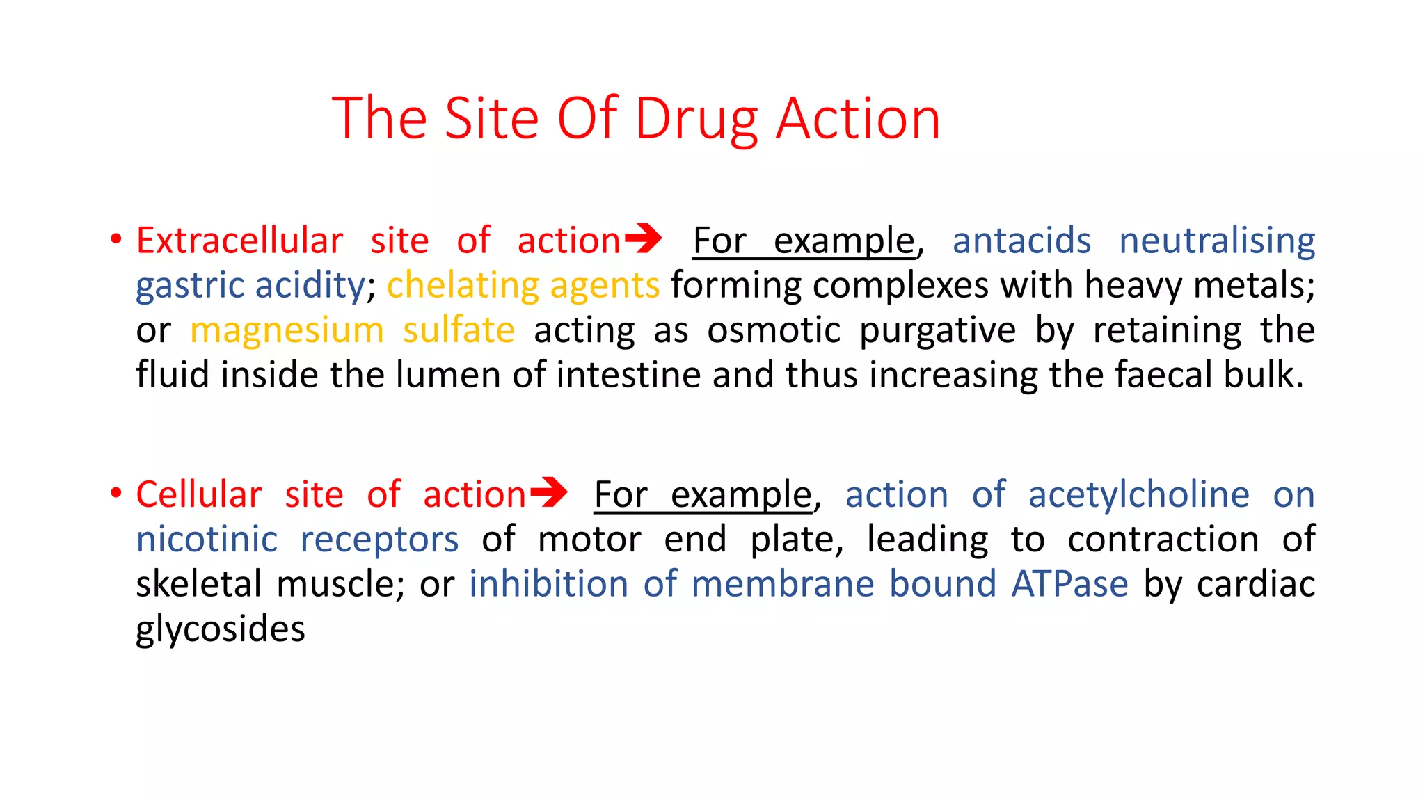 Mechanism of drug | PPTX