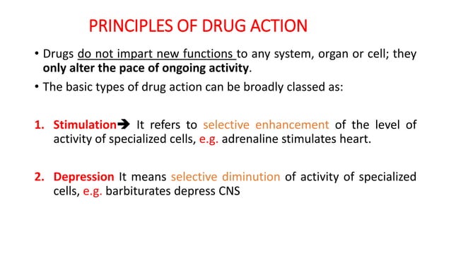 Mechanism of drug | PPT