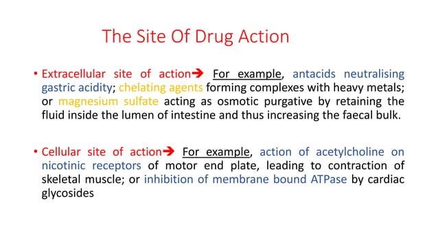 Mechanism of drug | PPT