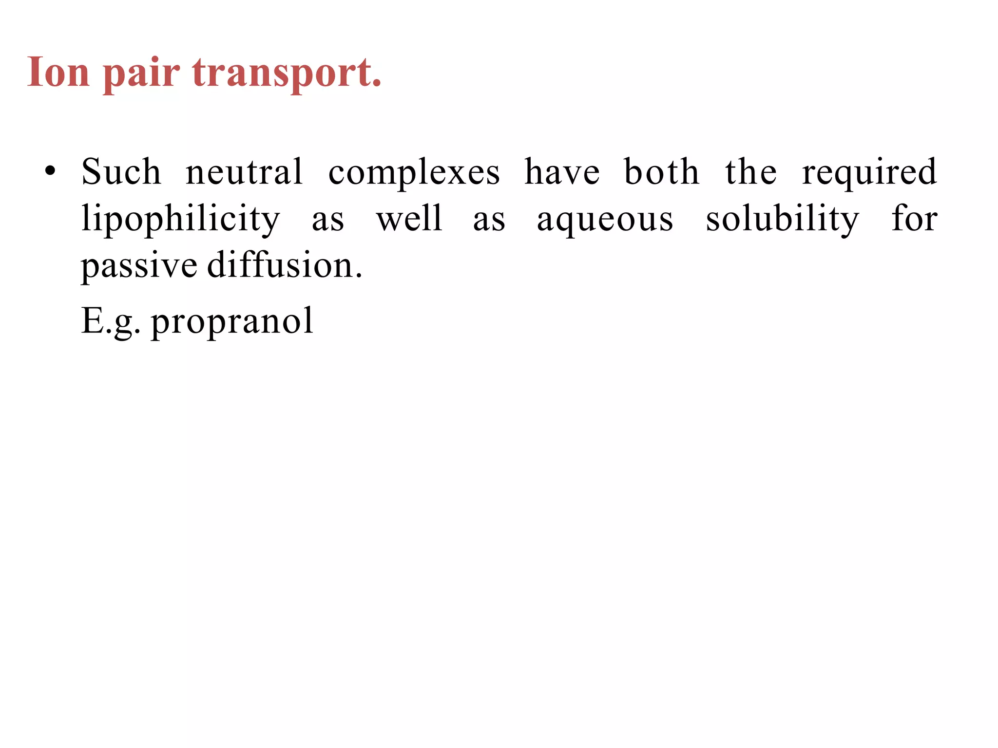Mechanism of drug absorption | PPTX
