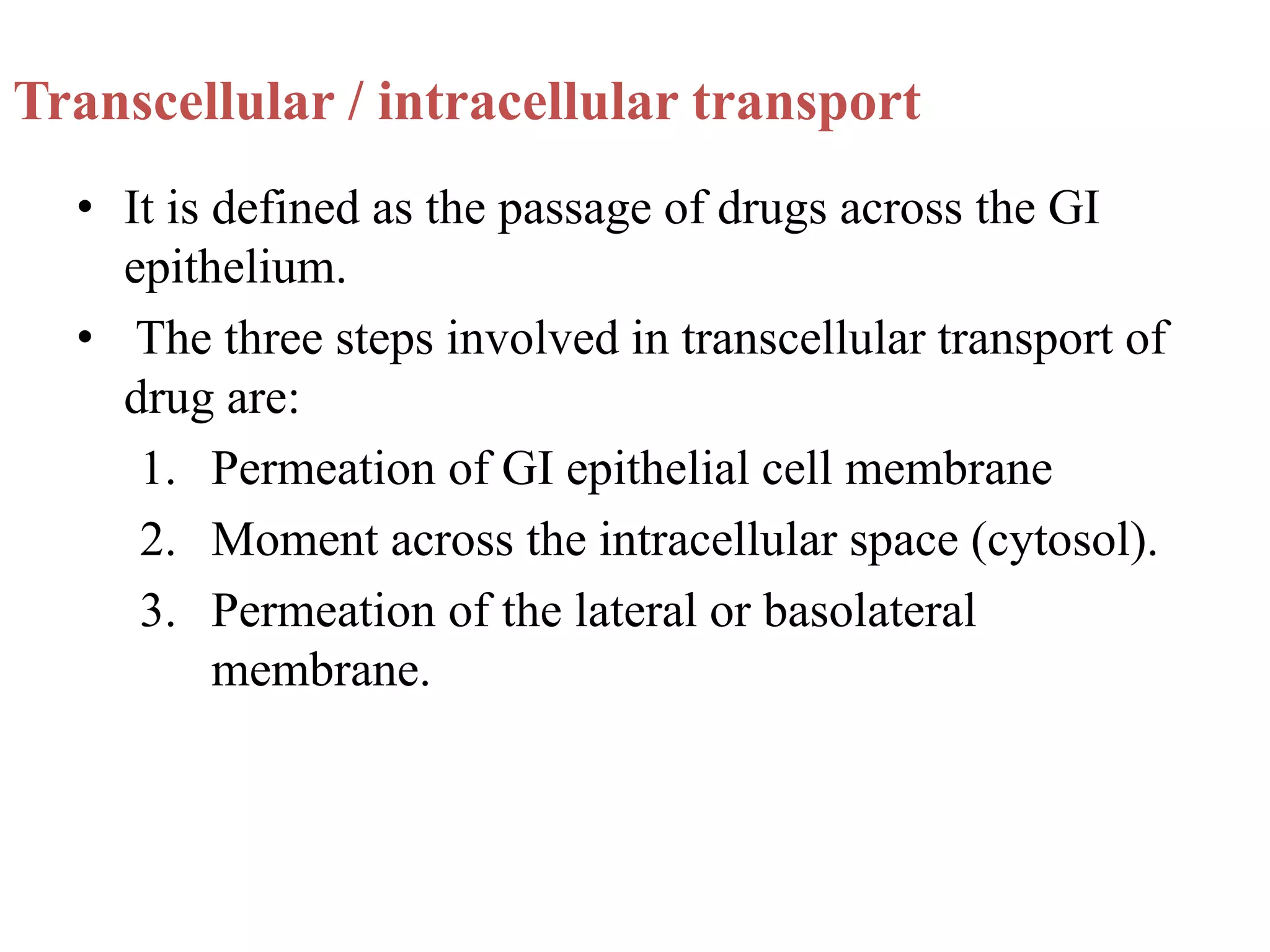 Mechanism of drug absorption | PPTX