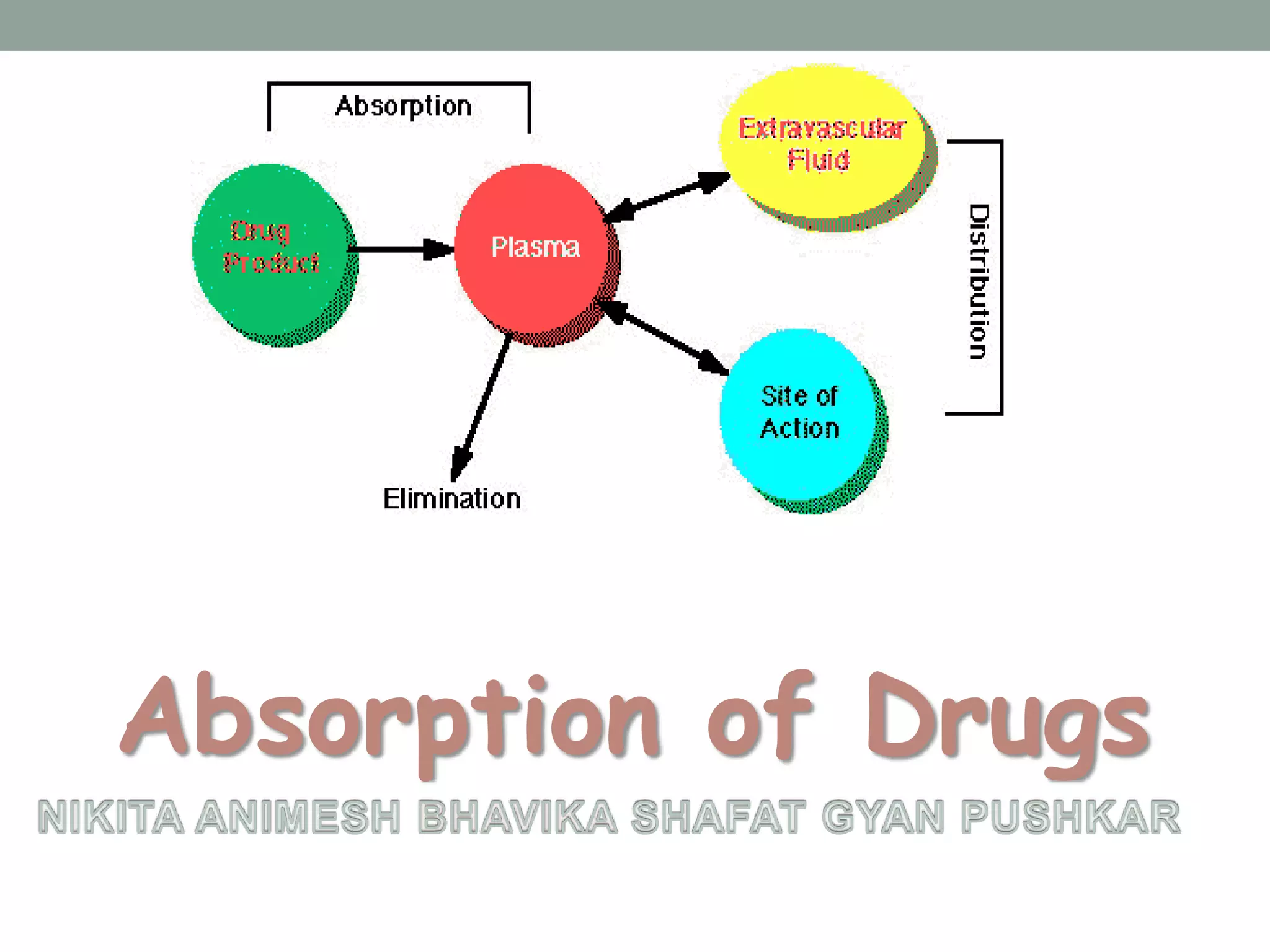 Drug absorption | PPTX