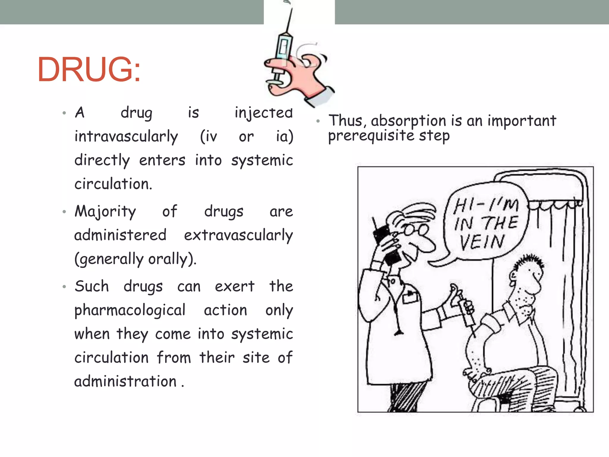 Drug absorption | PPTX