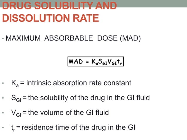 Drug absorption | PPTX