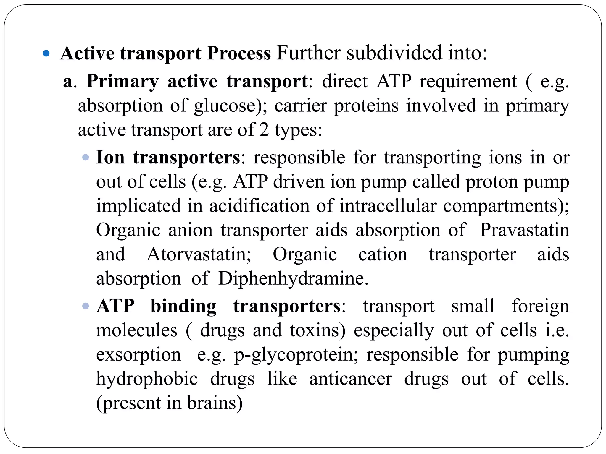 Mechanism of drug absorption in git | PPTX
