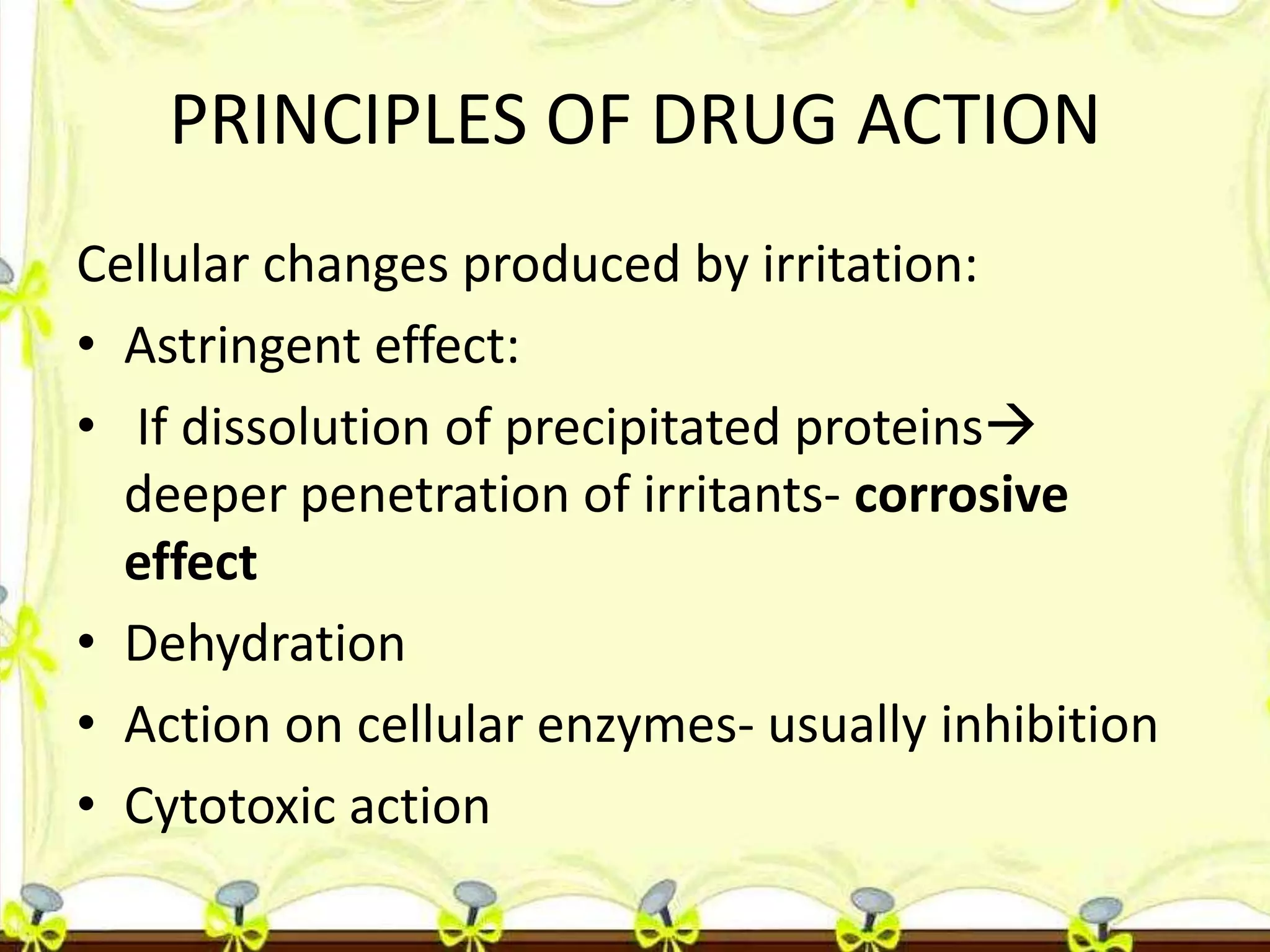 Mechanism of drug action | PPTX