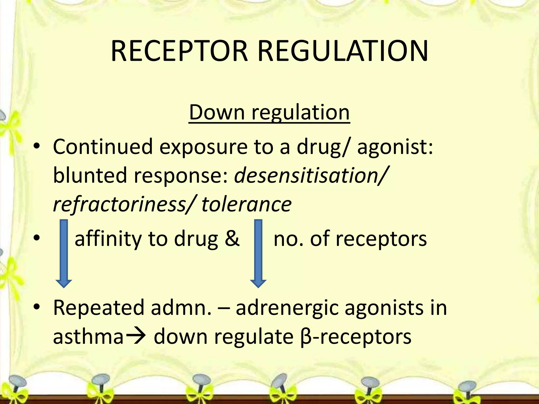Mechanism of drug action | PPTX