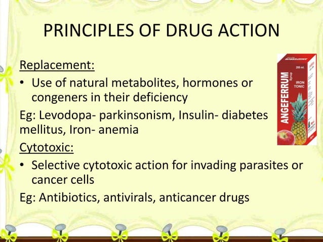 Mechanism of drug action | PPTX | Chemistry | Science