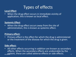 Mechanism of drug action | PPTX