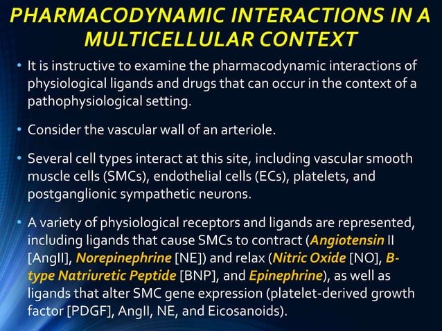 Mechanism of drug action
