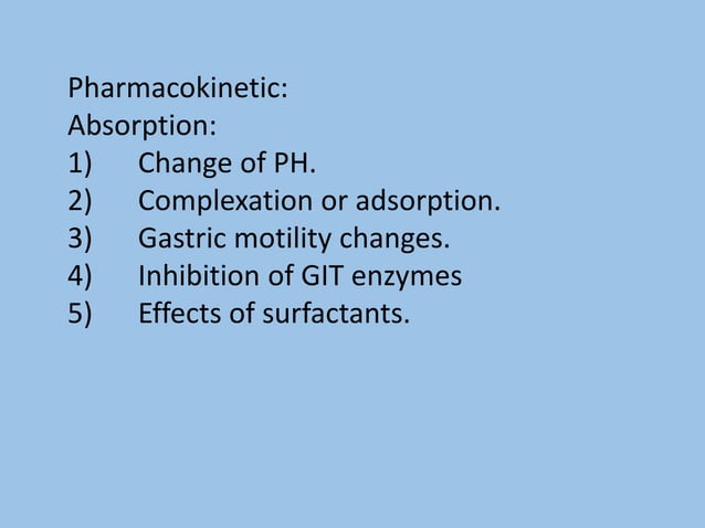 Mechanism of drug action (pharmacokinetic and pharmacodynamic ) | PPT